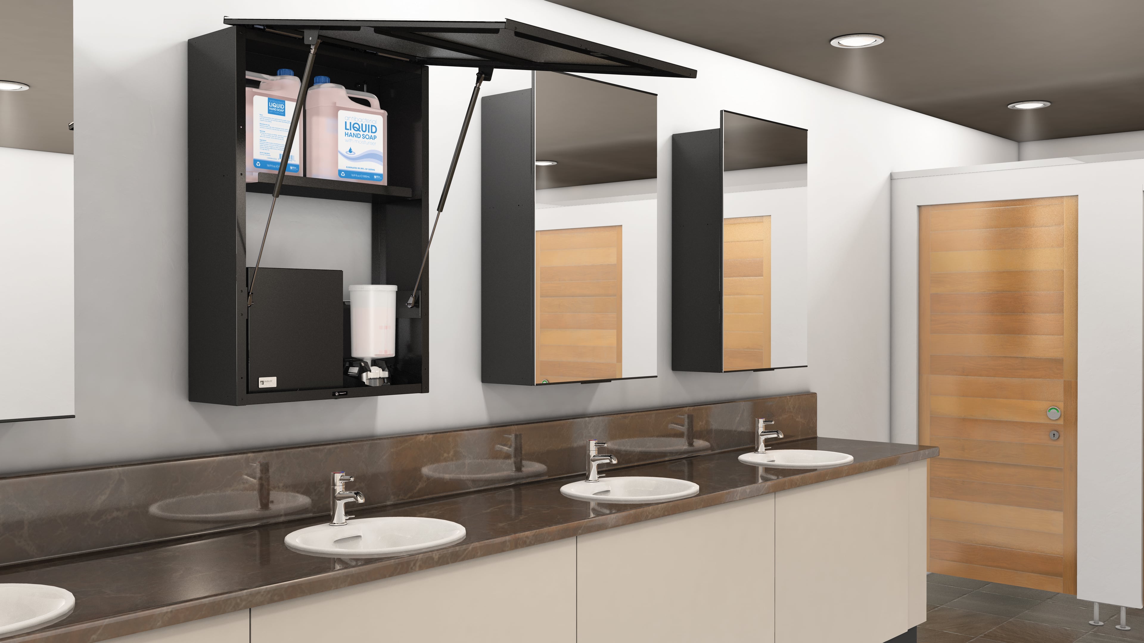 Modulo Slimline ‘Behind the Mirror’ Soap Dispenser